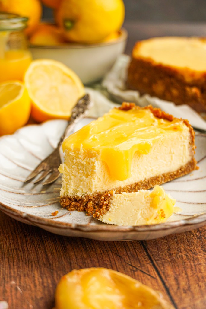 Citroen cheesecake met lemon curd - Ikeetvrij